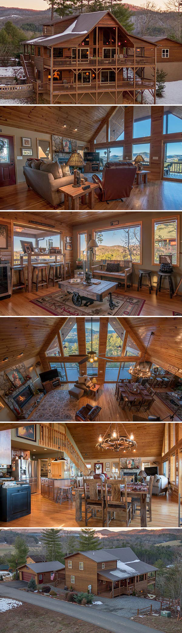 Sunrise Chalet – James Cook Construction – Cabins Murphy NC